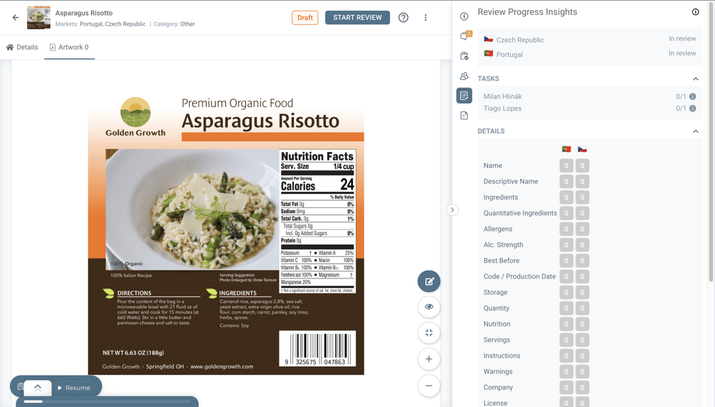 How to Utilize New Label & Market Status in Labelwise for the Reviewer.