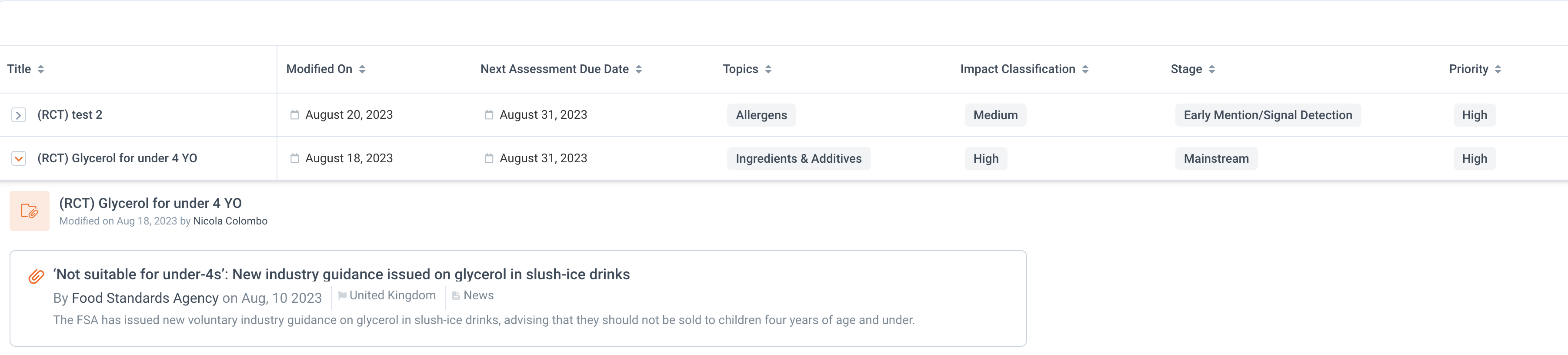How to Manage my regulatory change management process in SGS DIGICOMPLY?
