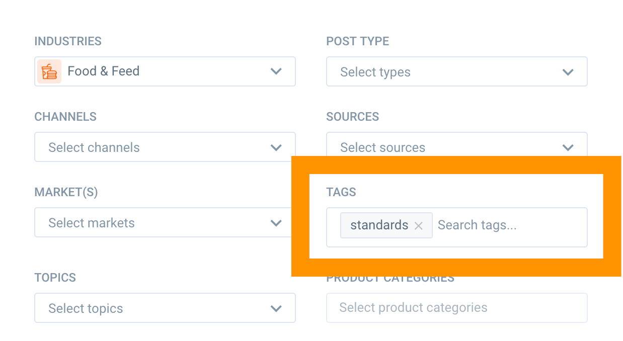 How to setup a feed monitoring standards?
